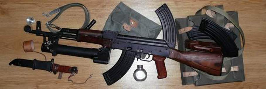 Kbk AKM + granatnik Pallad... w Muzeum użytkownika OKOP w MyViMu.com
