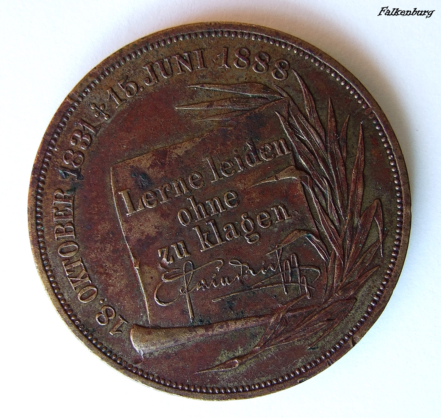 Medal FRIEDRICH DEUTSCHER... w Artefakty z minionych lat Falkenburg w ... Medal FRIEDRICH DEUTSCHER... w Artefakty z minionych lat Falkenburg w ...